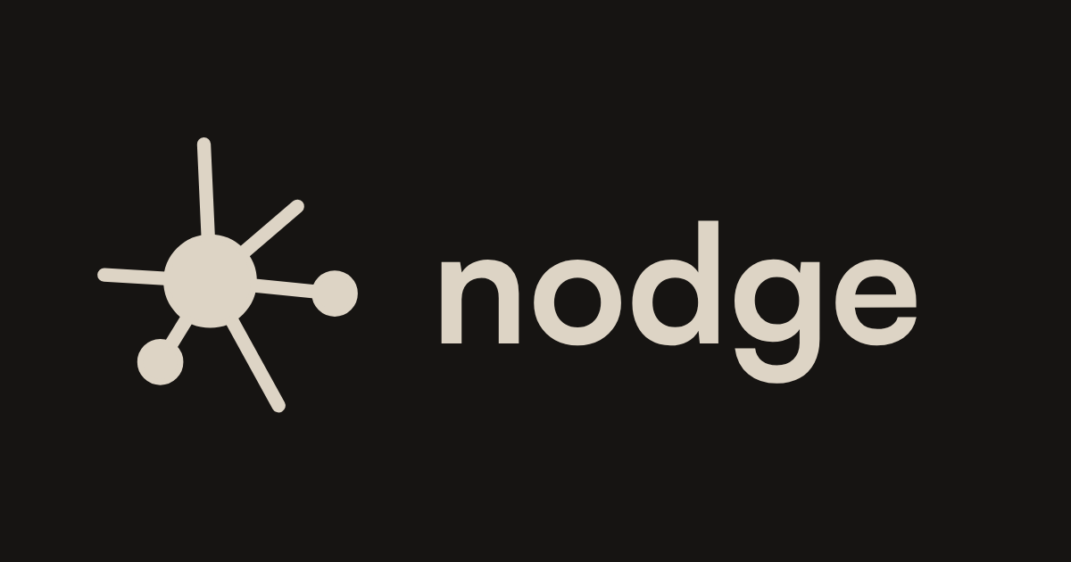Nodge · The platform for the age of agentic engineering