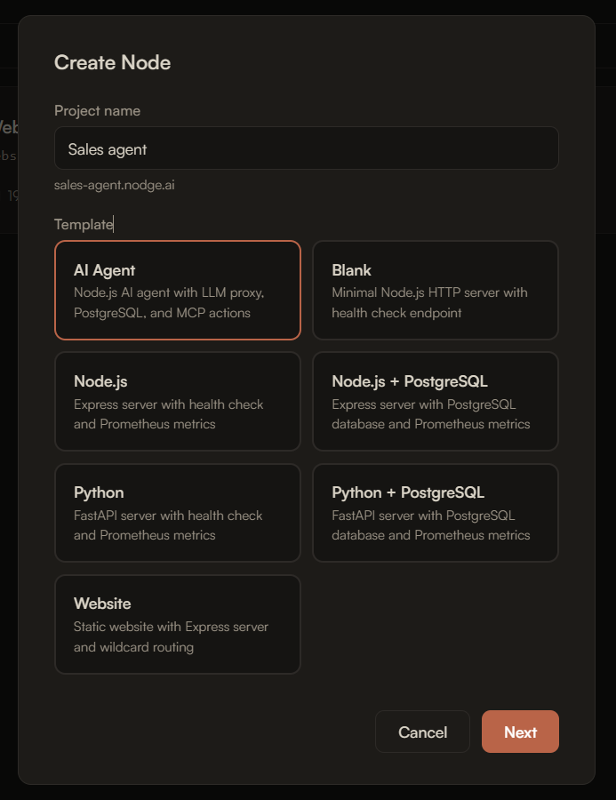 Nodge · The platform for the age of agentic engineering